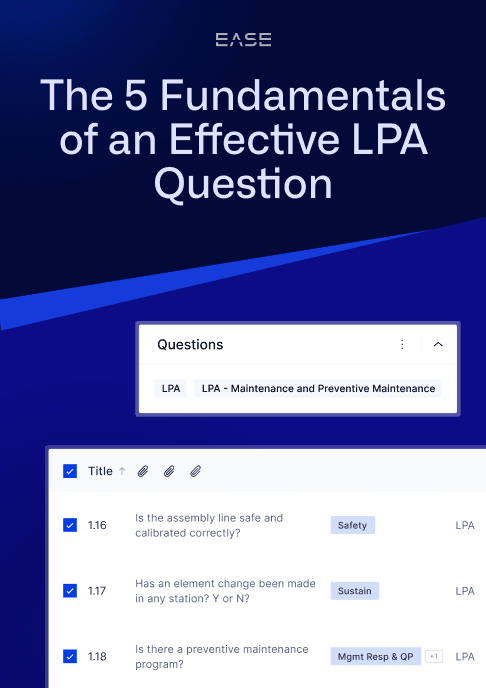 7 FAQs About Layered Process Audits | Ease.io
