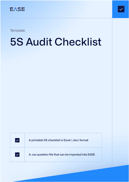 33 Sample Questions for Your 5S Checklist | Ease.io